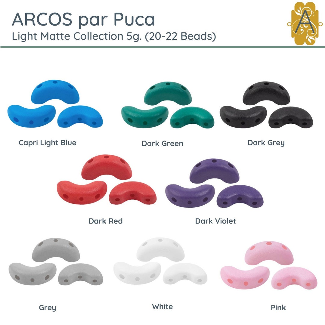 Arcos, Light Matte Collection, 5g. 8 Colors - Etsy