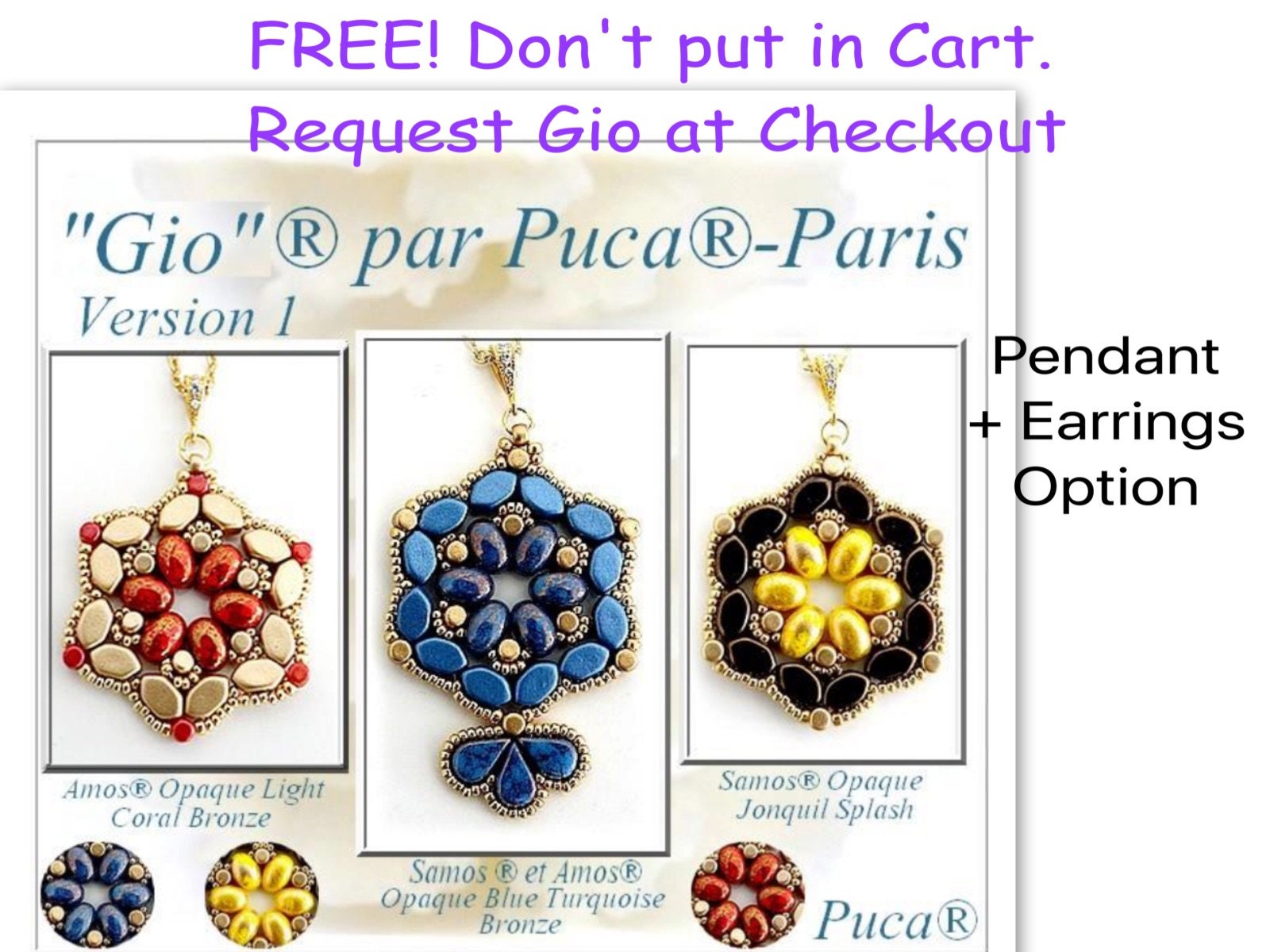 Paros® Par Puca 30 Beads Free Patterns With Every Order - Etsy Australia