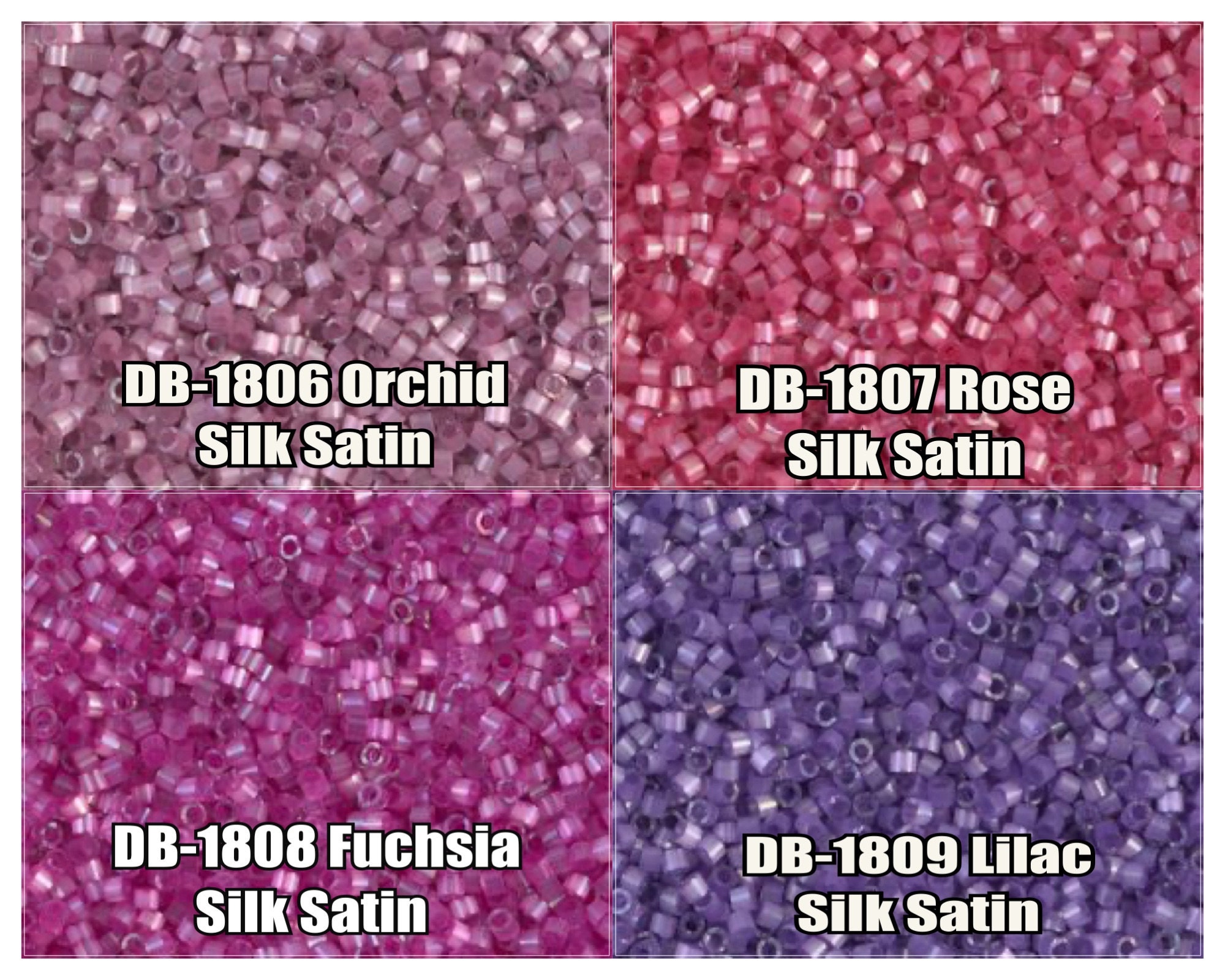 11/0 Miyuki Delica Beads DB1806 DB1807 DB1808 DB1809 5g - Etsy