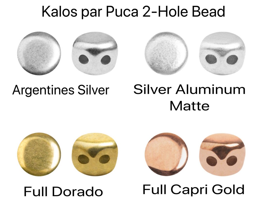 KALOS Par Puca 5g 64 Beads 2-hole Bead Incl. 2 Free Patterns With Every ...