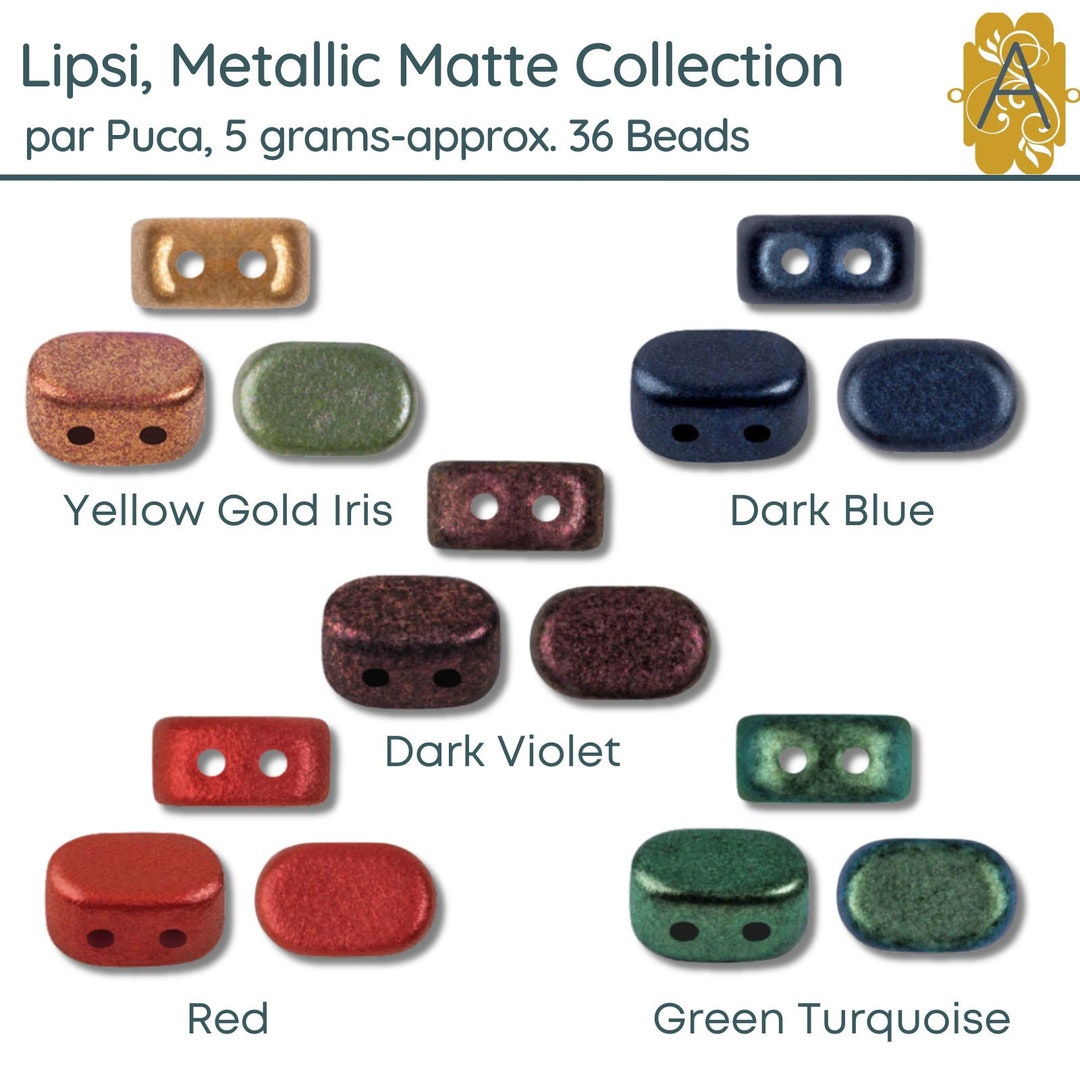 Lipsi Par Puca, Metallic Matte Collection, (5g ~ 36 Beads), Don't ...