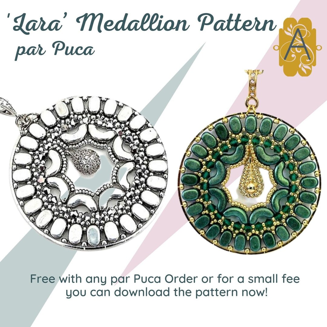 Lara Medallion Pattern Par Puca, Free With Your Les Perles Par Puca ...