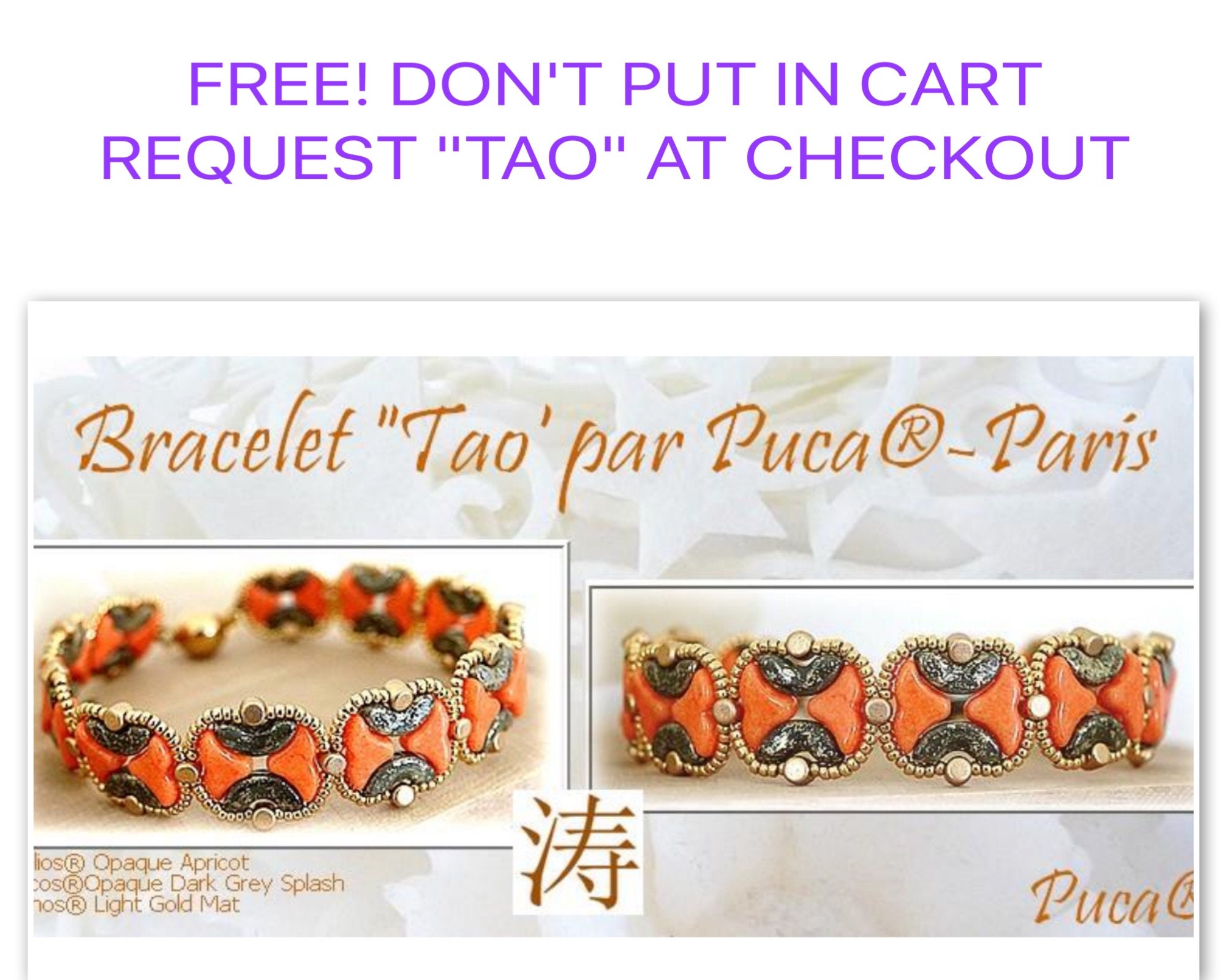 ARCOS Par Puca 30 Beads Free Pattern Light Blue Dark - Etsy