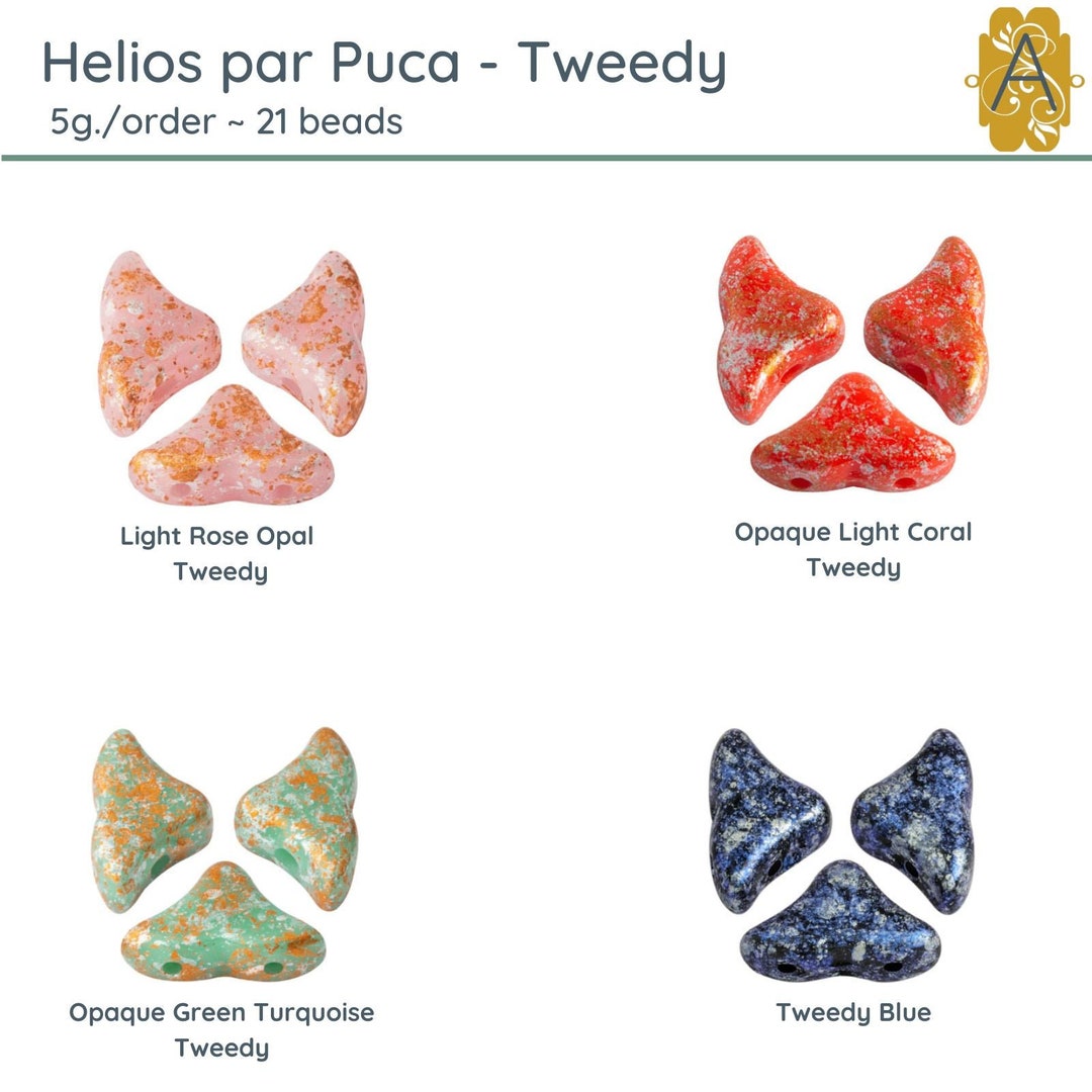 Helios Par Puca, 5g, Tweedy Collection, 4 Colors - Etsy