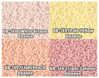 11/0 Miyuki Delica Beads DB672 DB673 DB674 DB675 5g 10g - Etsy