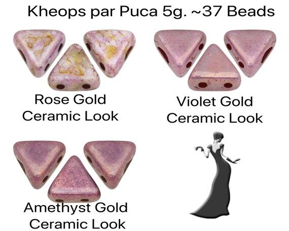 KHEOPS Par Puca 5g. 37 Beads TWO FREE Patterns With Order - Etsy