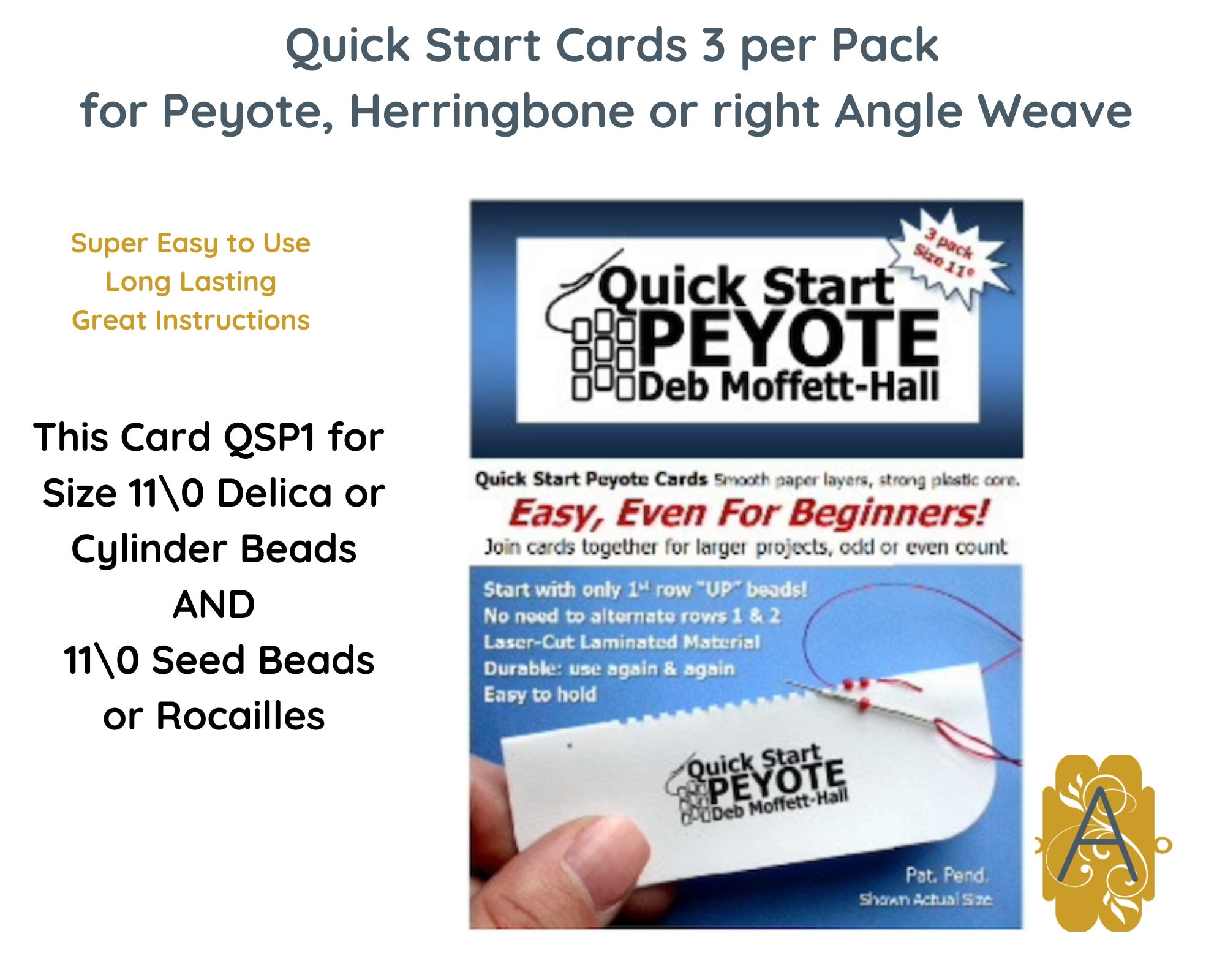 Quick Start Cards for Evenodd Peyote 2 Drop Peyote - Etsy