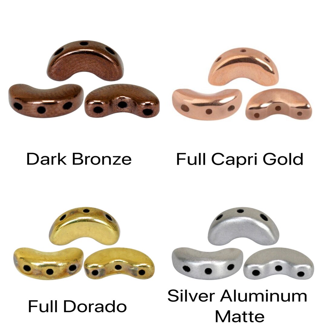 ARCOS Par Puca 30 Pcs + Free Pattern - Dark Bronze, Full Capri Gold ...