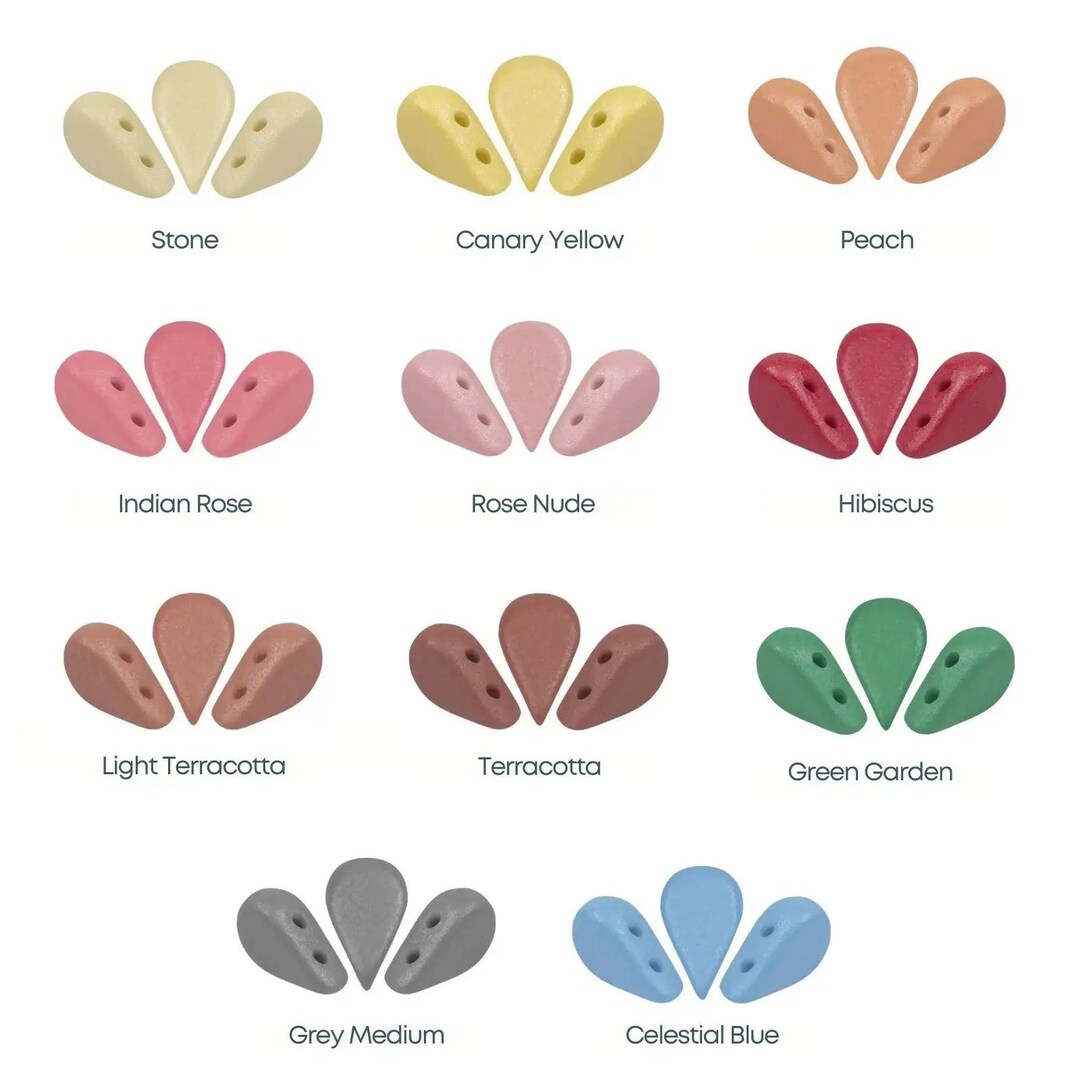 Amos Beads Par Puca, Vogue Matte, 5g & 20g - Etsy