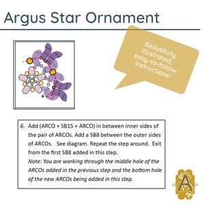 Argus Star Ornament Pattern - Etsy