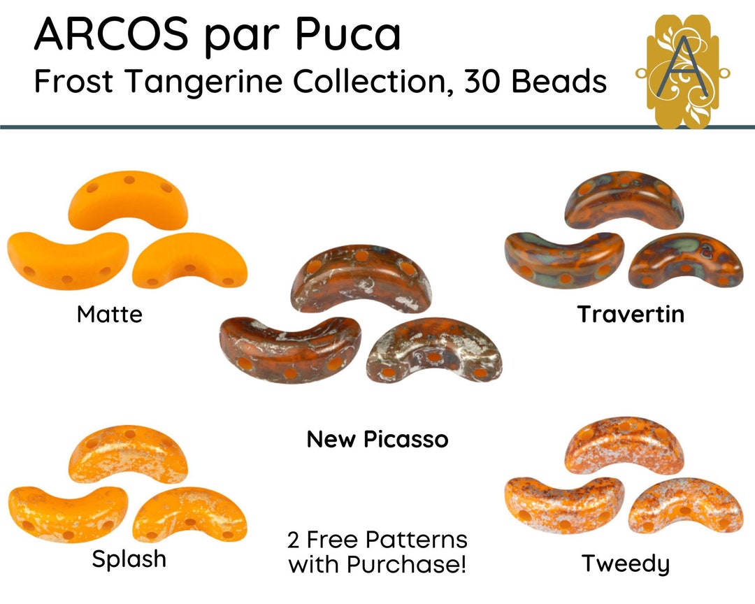 New Colors Arcos Par Puca FROST TANGERINE Collection, 30 Pcs 2 Free ...