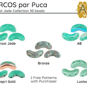 New Colors! ARCOS Par Puca, the Frost Jade Collection, 30 Pcs + 2 Free ...
