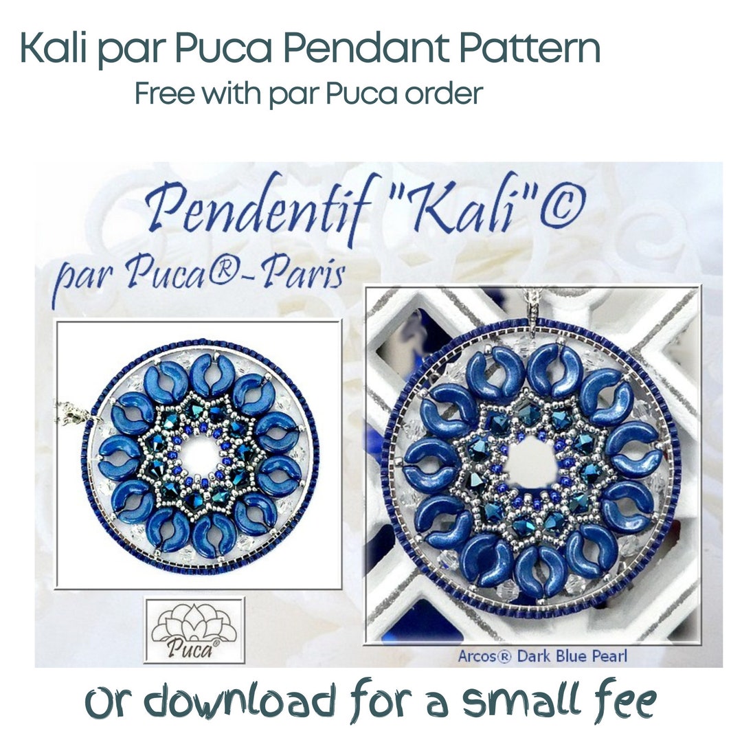 Kali Pendant Pattern, Free With Par Puca Purchase, or Download for a ...