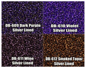 5g 10g 11/0 Miyuki Delica Beads DB166 DB167 DB168 DB169 - Etsy