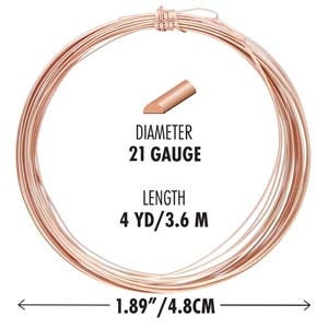 21 Gauge Half Round Wire, German Style, Wrapping Wire, 7 Yards - Etsy