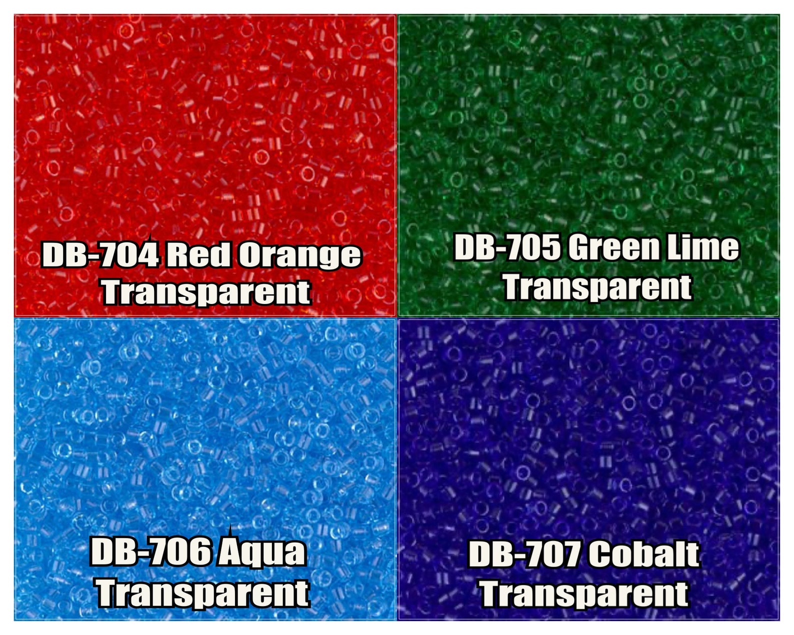 11/0 Miyuki Delica Beads DB704 DB705 DB706 DB707 5g 10g - Etsy