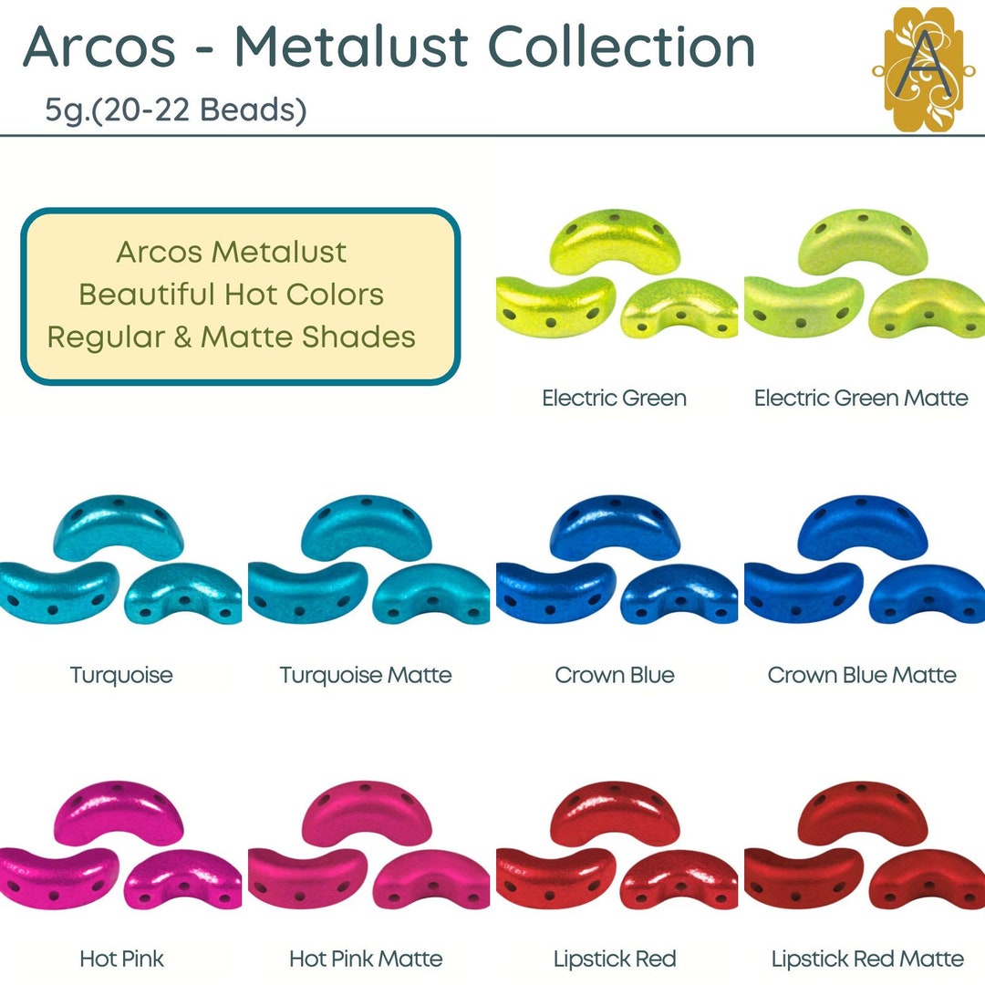 Arcos, Metalust Collection, 5g. 10 Colors - Etsy