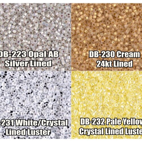 5g 10g 11/0 Miyuki Delica Beads DB166 DB167 DB168 DB169 - Etsy