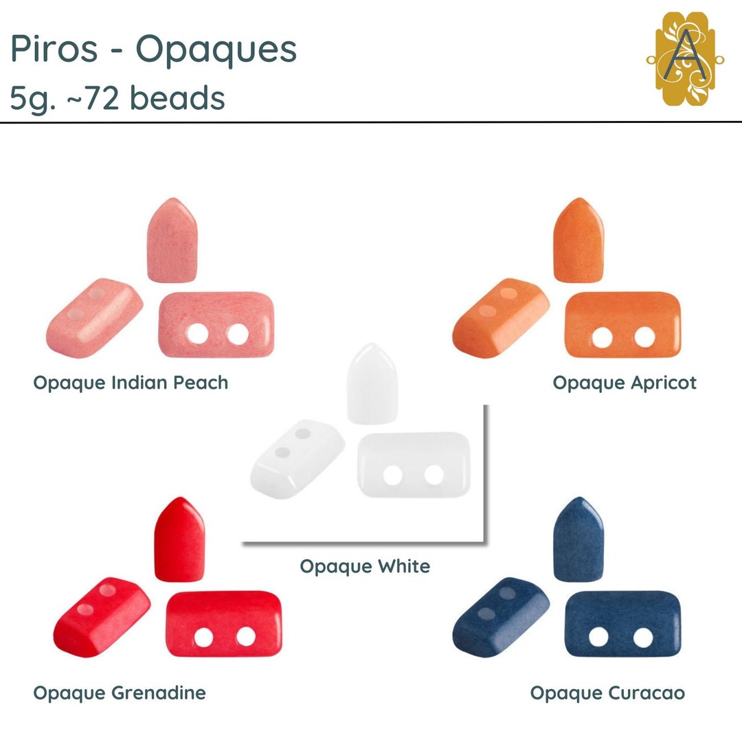 Piros® Par Puca®, 5g ~72 Beads, + FREE PATTERNS, Sorbet Collection ...