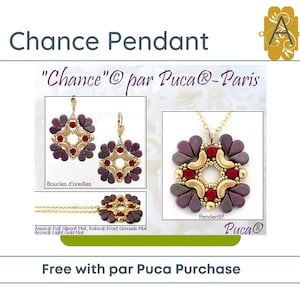 Amos Par Puca, 5g ~ 26 Beads, + 2 Free Patterns - Coral Red Opaque ...