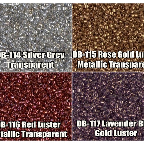11/0 Miyuki Delica Beads DB791 DB792 DB793 DB794 5g 10g - Etsy