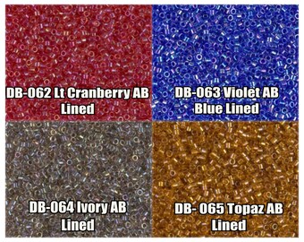 11/0 Miyuki Delica Beads DB2261 DB2262 DB2263 DB2264 5g - Etsy