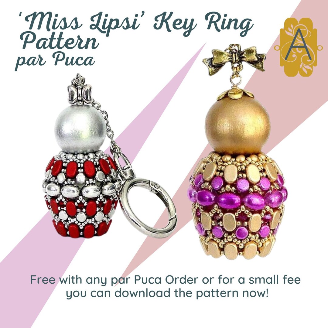 Miss Lipsi Key Ring Pattern Par Puca, Free With Your Les Perles Par ...