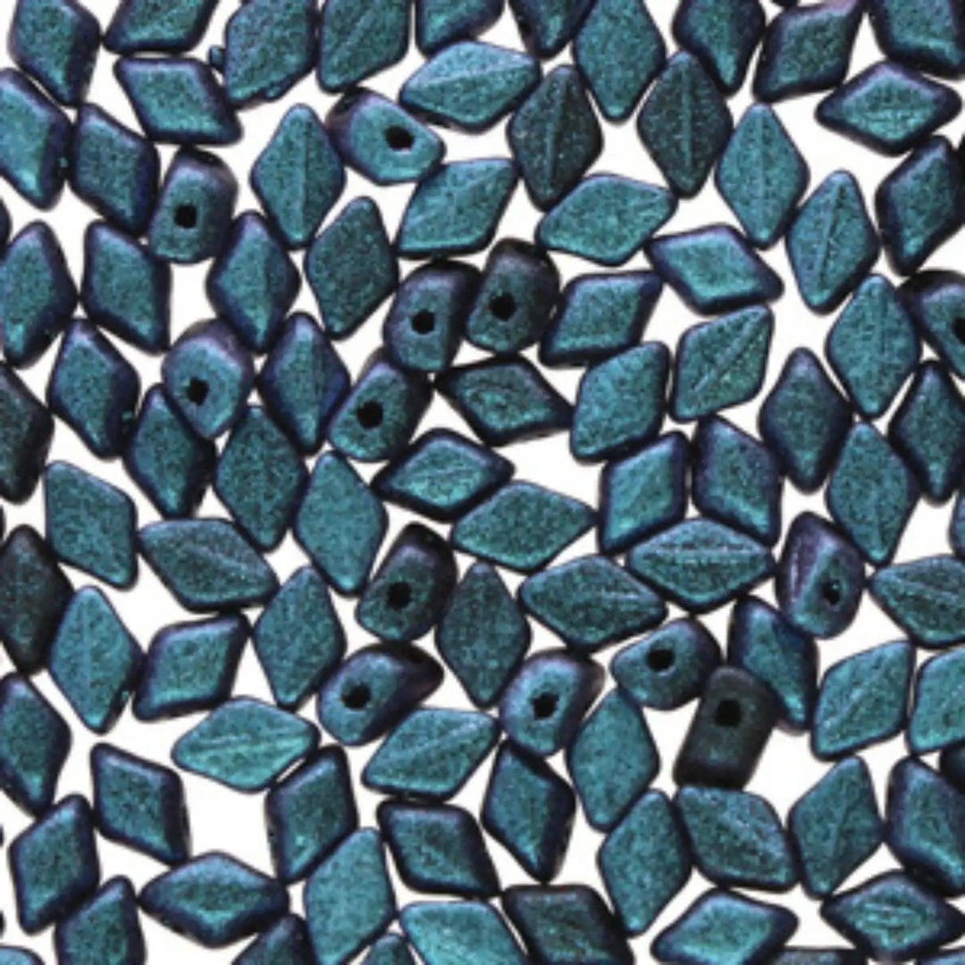 Mini Gemduo Beads, Polychrome Dark Blue Capri, 5g. - Etsy