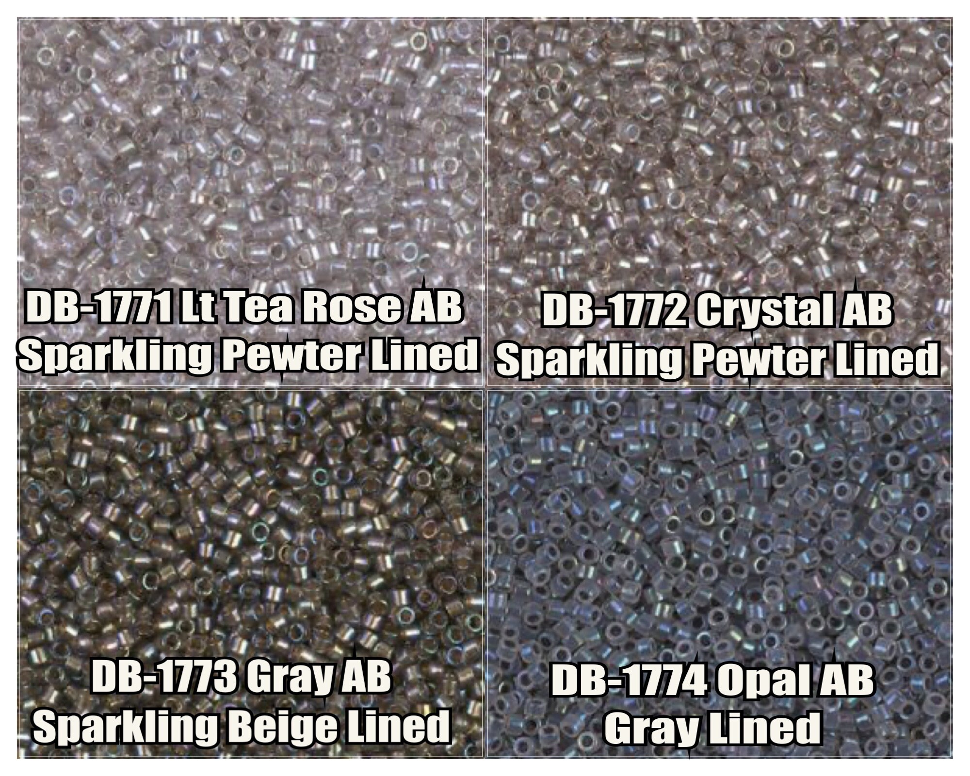 11/0 Miyuki Delica Beads DB1771 DB1772 DB1773 DB1774 5g - Etsy Australia