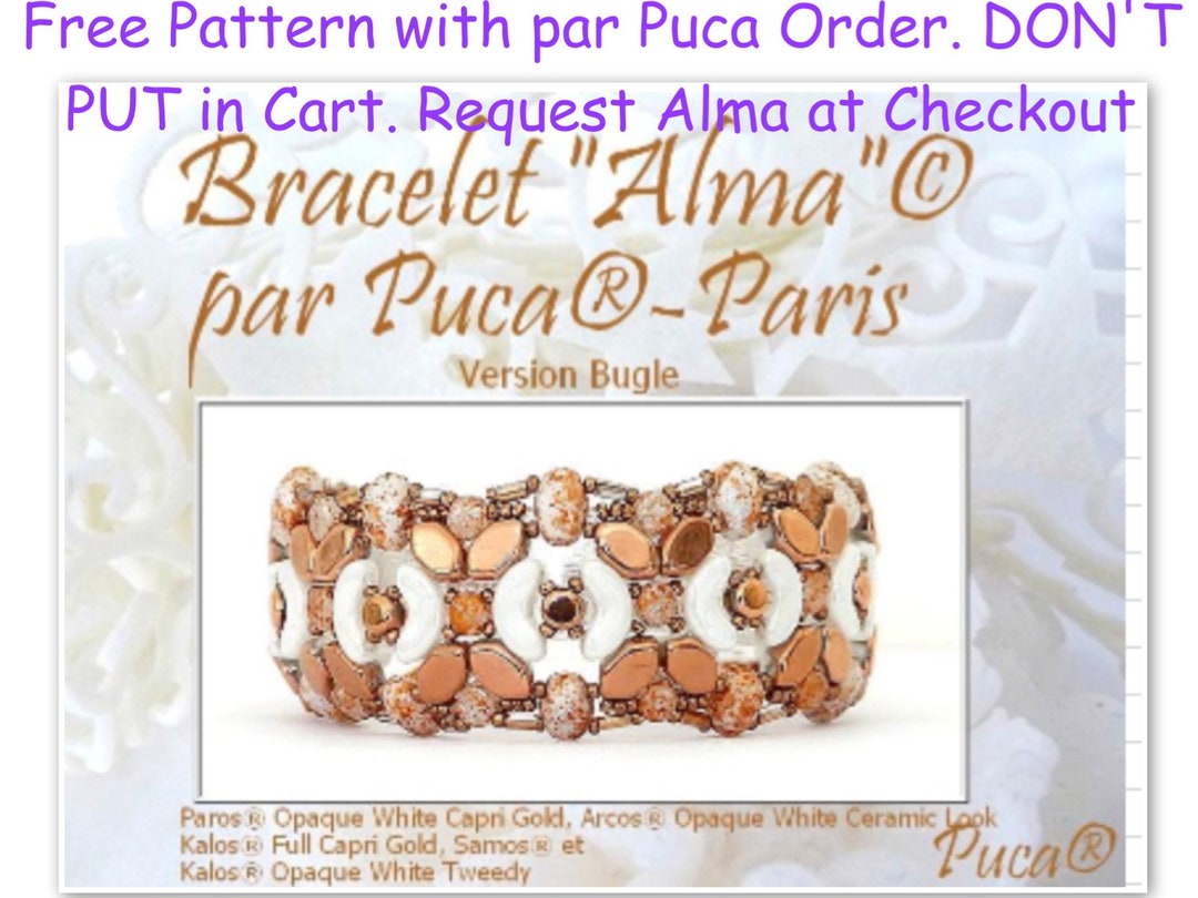 ALMA Bracelet Par Puca, FREE PATTERN With Par Puca Order, Request at ...