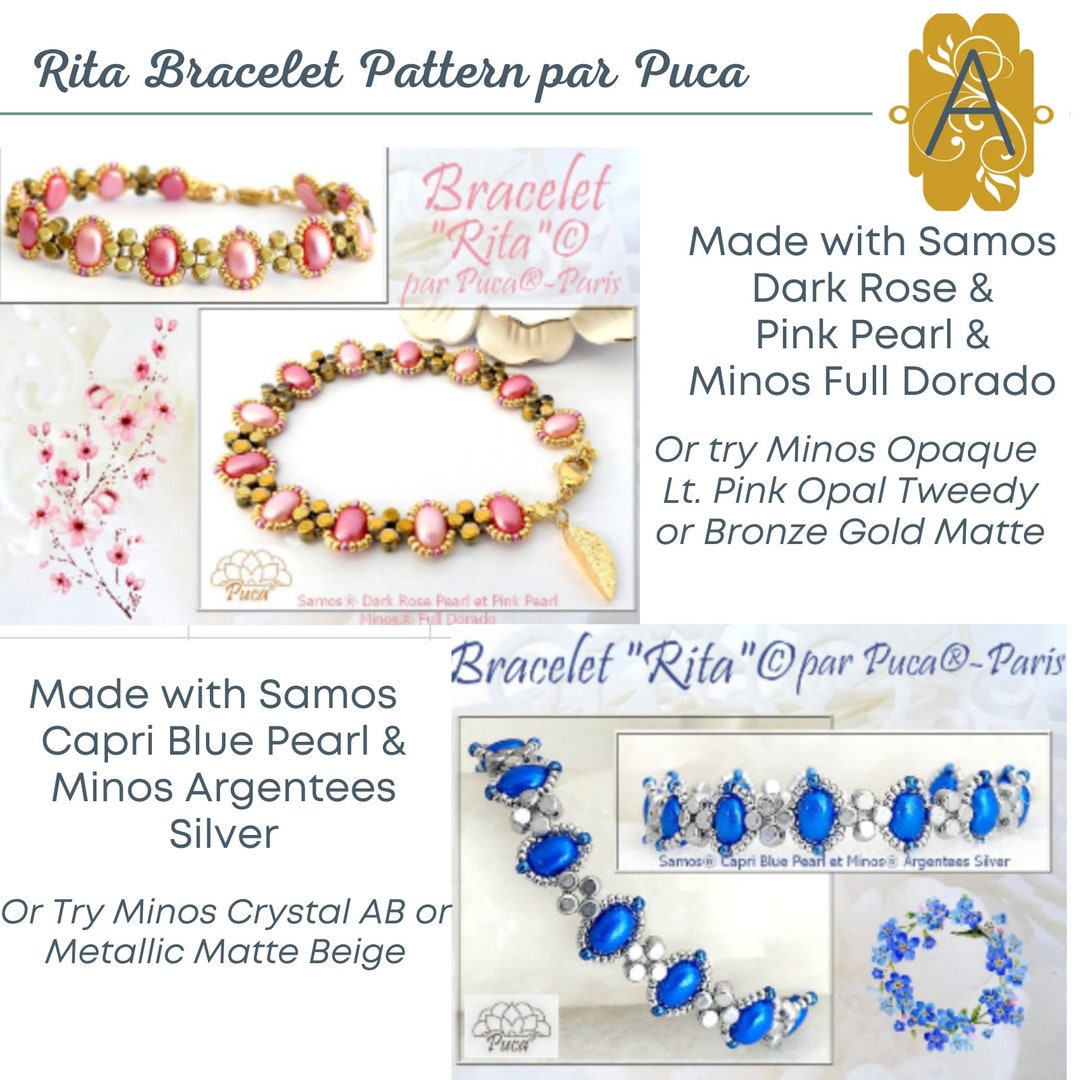 Rita Par Puca Bracelet Pattern - Etsy