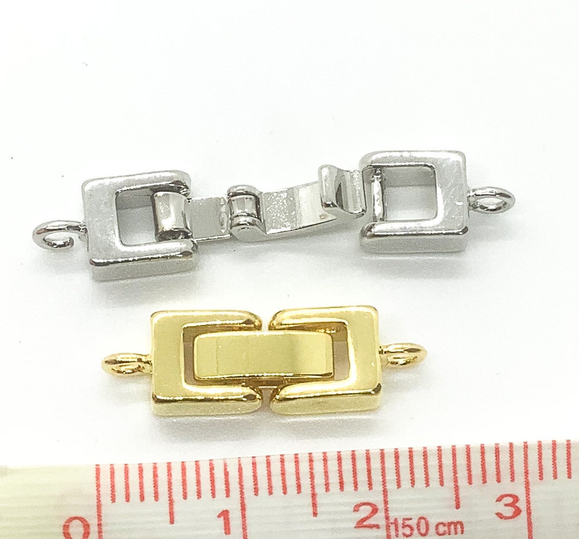 FOLDOVER Clasp Very Strong 1 Strand Silver or Gold - Etsy