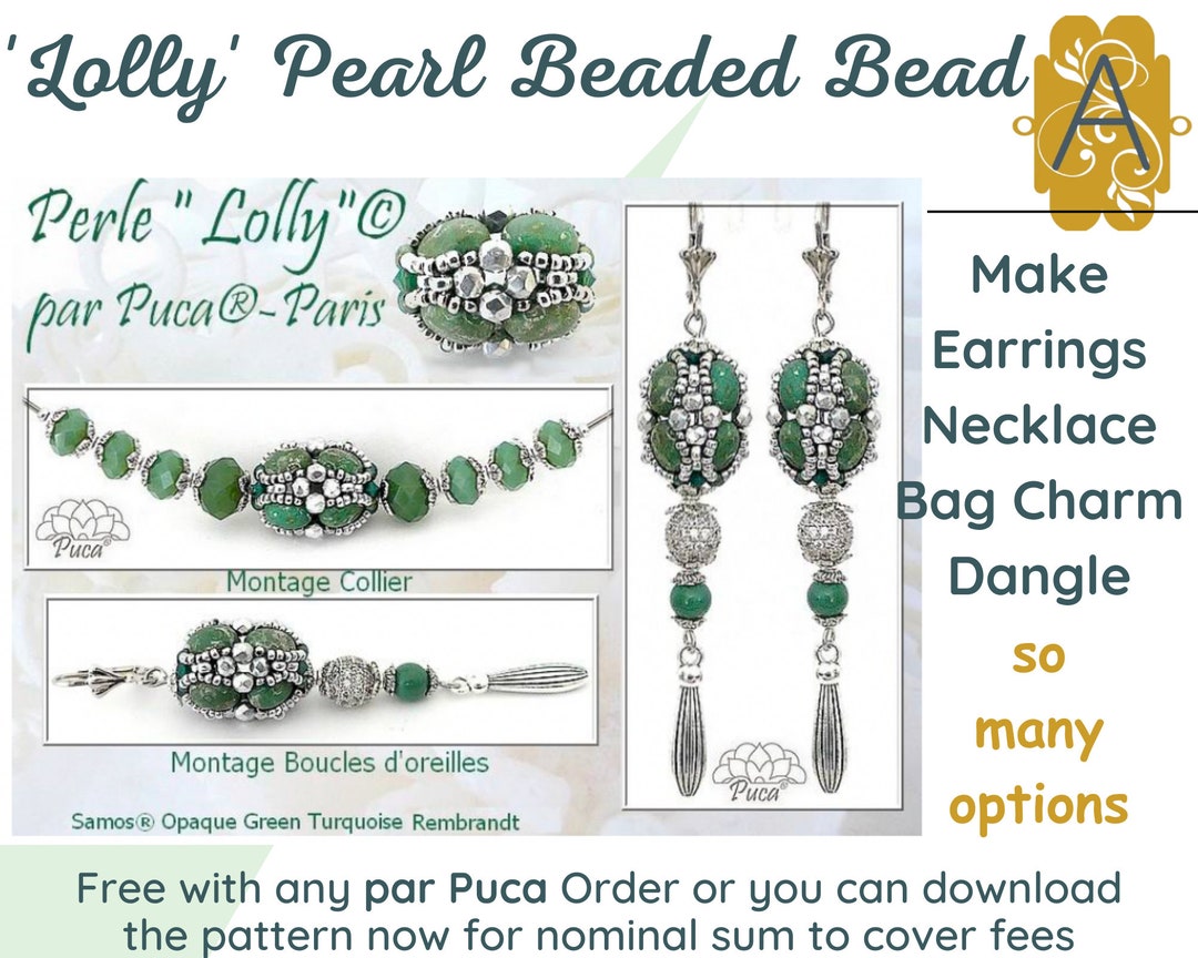 LOLLY Beaded Bead Pattern Par Puca, Free With Purchase of Beads or ...