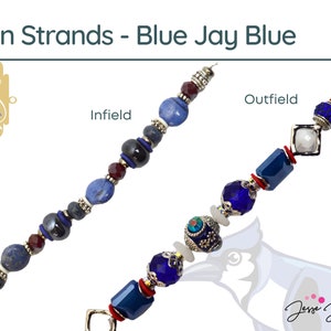 Fan Strands! an Exclusive Design for Toronto Blue Jays Fans, Bead Strands by Jesse James Beads ...