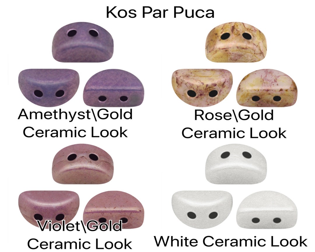 KOS Par Puca 5g ~42 Beads + 2 Free Patterns With Les Perles Par Puca ...