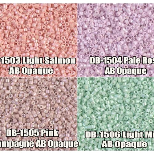 11/0 Miyuki Delica Beads DB200 DB201 DB202 DB203 5g 10g - Etsy