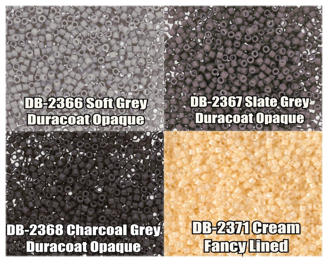 11/0 Miyuki Delica Beads, DB2366, DB2367, DB2368, DB2371 - 5g, 10g - Etsy