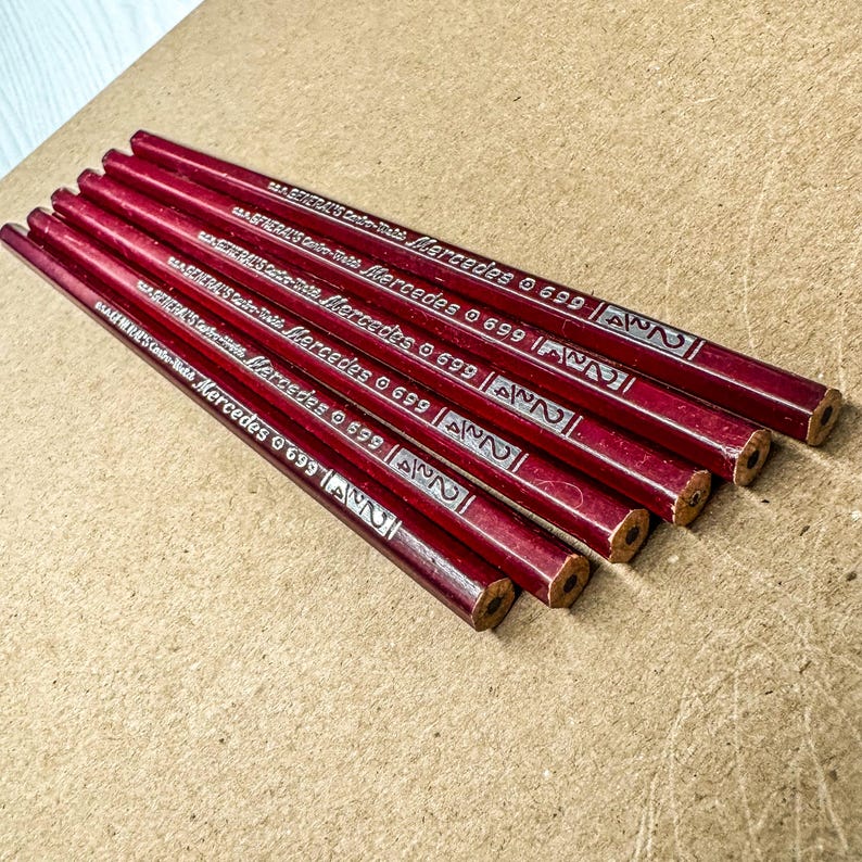 Vintage P.S. Generals Colored Pencils – Mercedes 699, Set of 6 - Etsy
