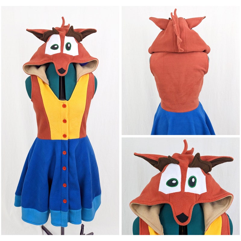 Crash Bandicoot Costume - Etsy