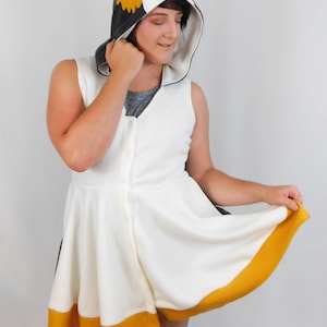 Porg Inspired Kigurumi Dress Handmade Star Wars Fleece Cosplay for ...