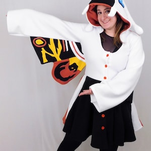 Mothra Inspired Kigurumi Dress Handmade Godzilla Fleece Cosplay for ...