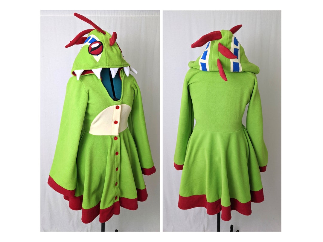 Murloc Inspired Kigurumi Dress Handmade Warcraft Hearthstone Fleece ...