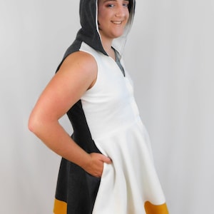 Porg Inspired Kigurumi Dress Handmade Star Wars Fleece Cosplay for ...