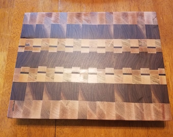 End grain cutting board | Etsy