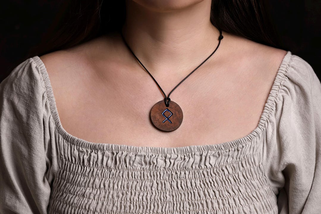 Odal Othala Rune Viking Amulet Pendant, Elder Futhark Norse Rune ...