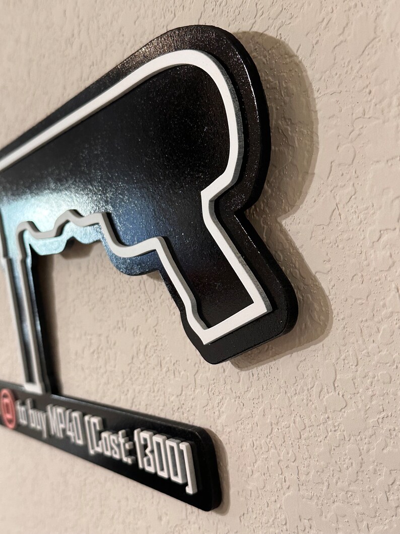 MP40 Wall Gun Buy Bo2 Wood Sign - Etsy