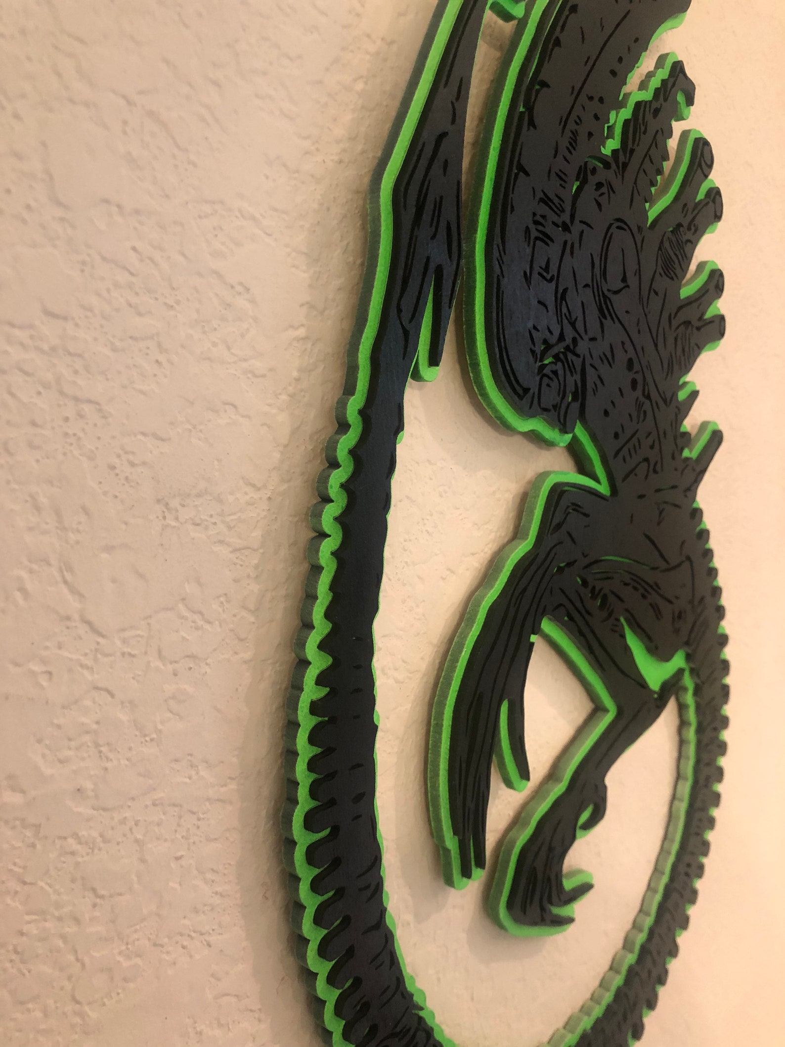 Alien Xenomorph Wood Sign - Etsy