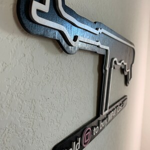 MP40 Wall Gun Buy Wood Sign - Etsy