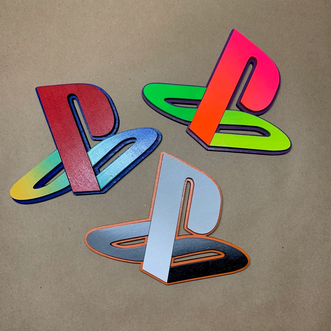 Playstation Logo Gradient Painted Decorative Magnet - Etsy