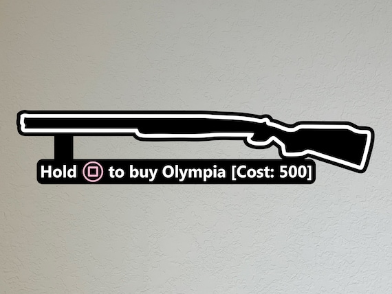 Olympia Wall Gun Buy Wood Sign - Etsy